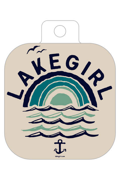 Lakegirl Always At The Lake Sticker